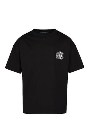 LOUIS VUITTON Non-shoes Smoke Print Crew Neck For - Black