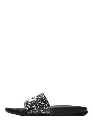 Nike Nike Benassi JDI Floral Slide Sandals Black