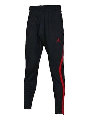 JORDAN 23 Alpha Dri-fit Training Slim Fit Sports Pants/trousers/joggers Black Red - Blackred