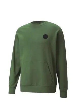 PUMA Long Sleeve Crewneck Pullover With Logo Detail - Default Color