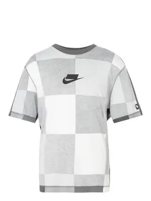 Nike Printed Short Sleeve Tee White/grey - Whitegray
