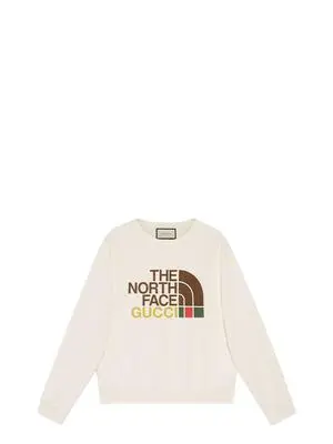 Gucci X The North Face Cotton Sweatshirt - White/ivory