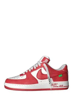 Nike X Louis Vuitton Air Force 1 Low Sneakers - Red/white