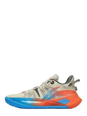 LI-NING Cj2 "dream Center" Athletic Sneakers - Beige/white/orange