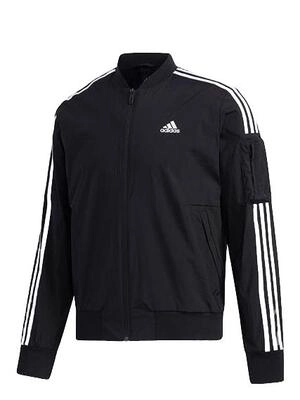 Adidas 3-stripes Bomber Jacket - Black