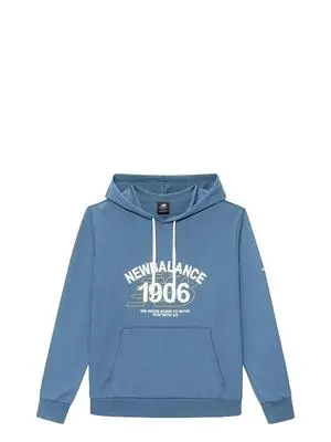 NEW BALANCE Alphabet Printing Hoodie - Blue