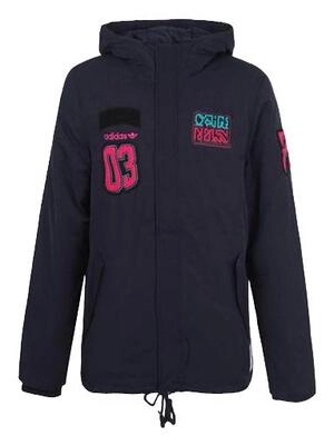 Adidas Originals Quilted Down Jacket - Navy