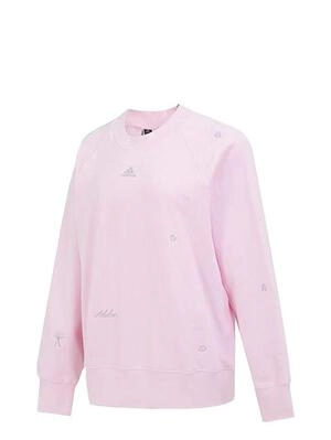 Adidas Bluv Q1 Crew Neck Sweater - Pink
