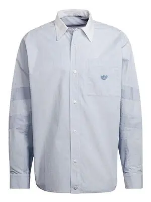 Adidas Originals Casual Sports Long Sleeves Shirt Sky Blue - Default Color