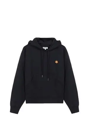 Kenzo Embroidered Tiger Head Hoodie - Black