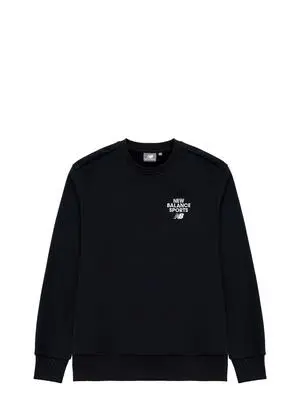NEW BALANCE Crewneck Sweatshirt - Black