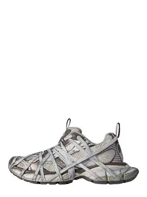 Balenciaga 3xl Extreme Lace Sneakers - Grey/brown/beige