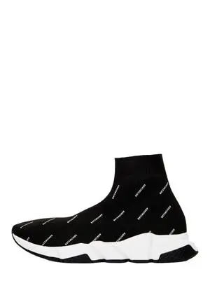 Balenciaga Speed 2.0 Knit Sneakers - Black/white