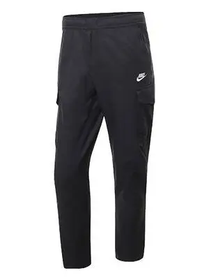 Nike Casual Solid Color Black Sports Pants/trousers/joggers - Default Color