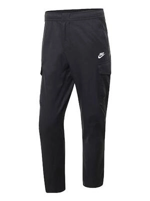 Nike Casual Solid Color Black Sports Pants/trousers/joggers - Default Color