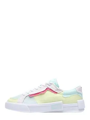 FILA FUSION Canvas Lace-up Sneakers - Yellow/green/pink