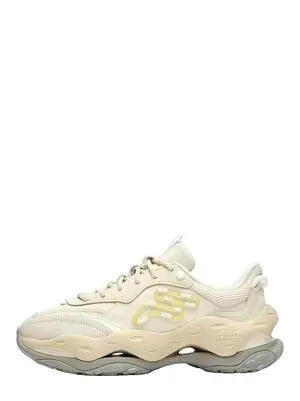 FILA FUSION Cheese" Lace-up Sneakers - Cream White/beige/grey