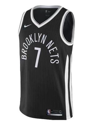 Nike Jeremy Lin Brooklyn Nets Association Edition Swingman Jersey - Black