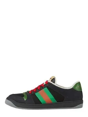 GUCCI Gucci Screener Suede Sneakers