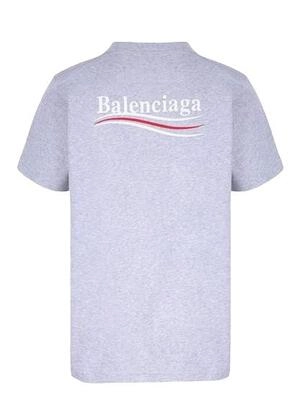 Balenciaga Political Campaign T-shirt Large Fit - Grey