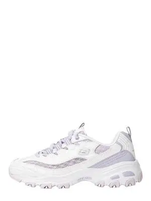 Sketchers D'lites 1.0 Sneakers - White/purple
