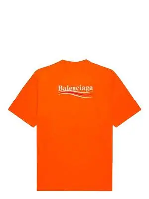 Balenciaga Large Fit T-shirt 'fluo - Orange
