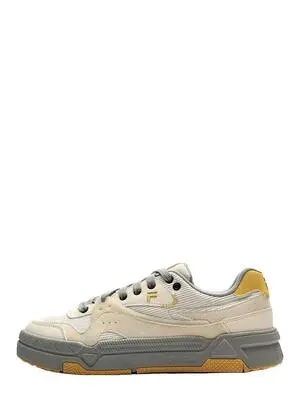 FILA FUSION Bank Skate Shoes - Beige/white/grey
