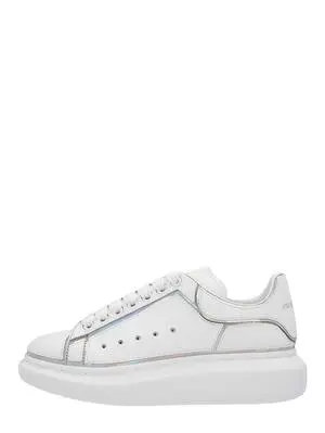 Alexander McQueen Alexander McQueen Oversized Sneaker White/silver Holo