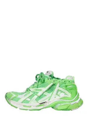 Balenciaga Runner Sneakers - White/green/black