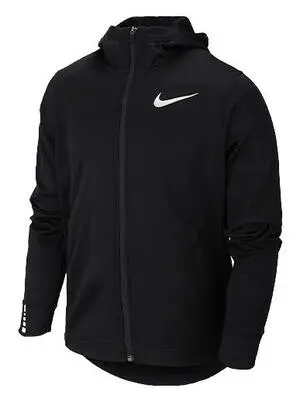 Nike Elite Basketball Training Hooded Jacket - Black