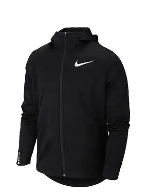 Nike Elite Basketball Training Hooded Jacket - Black