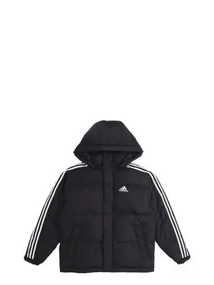 Adidas 3-stripes Padded Hooded Down Jacket - Black
