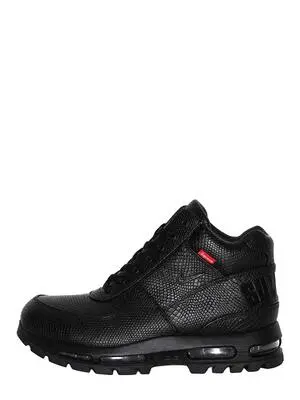 Nike Supreme X Air Max Goadome 'Black Snakeskin' Boots Black