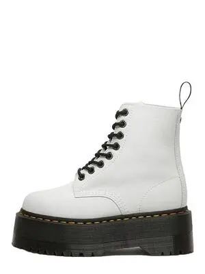 Dr. Martens Dr. Martens 1460 Pascal Pisa Platform Boots White/black