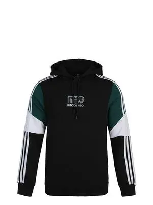 Adidas Neo Brlv Hdy 2 Colorblock Hoodie - Black