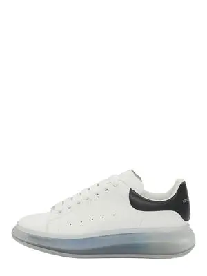 Alexander McQueen Oversized Sneakers With Clear Sole - Clear Sole/white/navy Blue