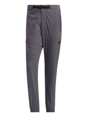 Adidas Belt Jg Pant Outdoor Casual Bundle Feet Sports Pants Gray - Light Gray
