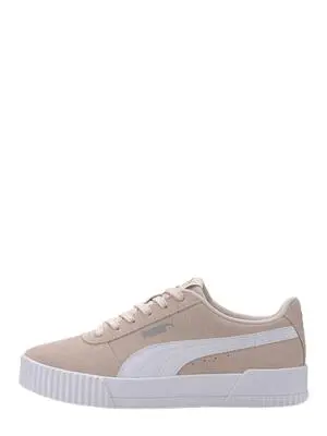 PUMA Carina Suede Low Top Sneakers - Pink