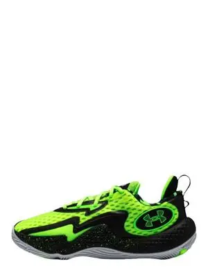 Under Armour Spawn 5 Athletic Sneakers - Green/black/white