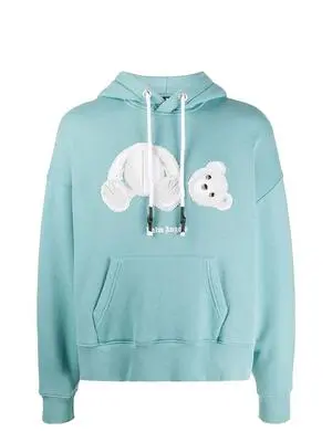 Palm Angels Ice Bear Hoodie - Light Blue