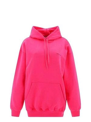 Balenciaga Balenciaga Classic Logo Hoodie Pink