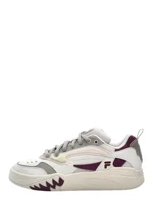 FILA FUSION Desperado Low Top Skate Shoes - White/grey/red