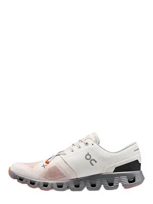 On Cloud X 3 Athletic Sneakers - White/orange