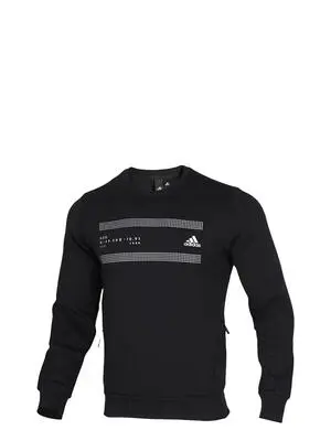 Adidas Athletic Crewneck Sweatshirt - Black