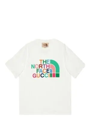 Gucci X The North Face T-shirt 'ivory - Ivory/multi-color