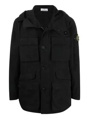Stone Island Garment Dyed Field Jacket - Black