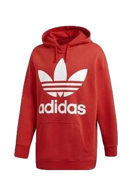 Adidas Originals Trefoil Logo Hoodie - Red