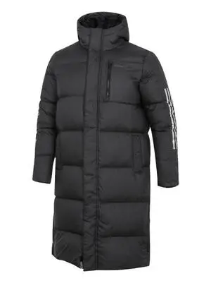 Adidas Neo Hooded Down Jacket - Black