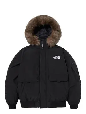 The North Face Logo Polar Air Down Bomber Jacket - Black
