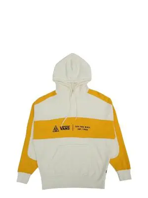 VANS Colorblocked Pullover Hoodie - White/yellow